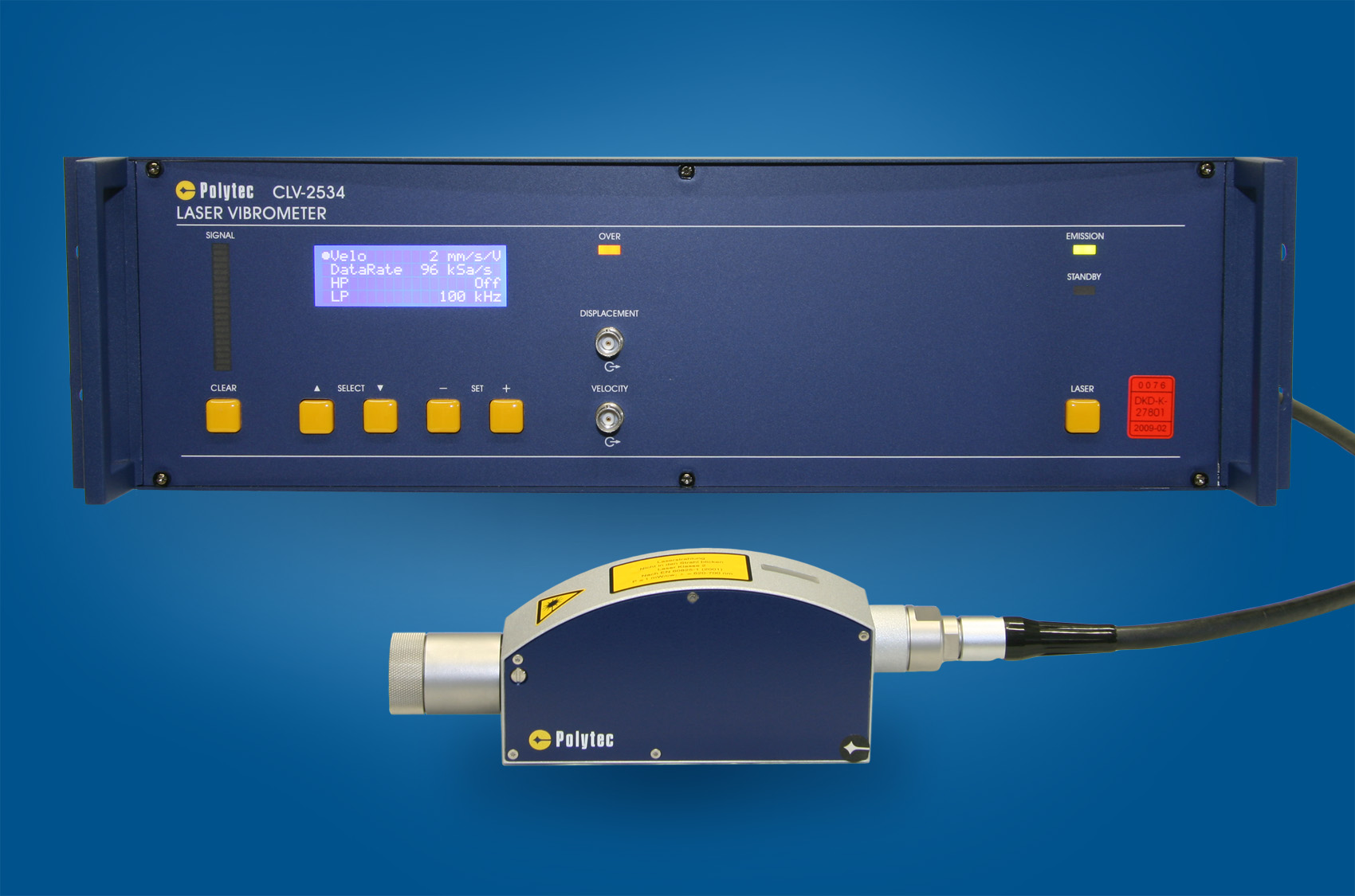 Calibration Services - Laser Vibrometer - SPEKTRA LABS